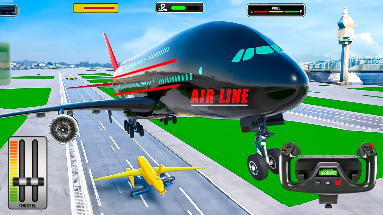 City Airplane Pilot Journey Game - Flight Driving Game Simulator ...
