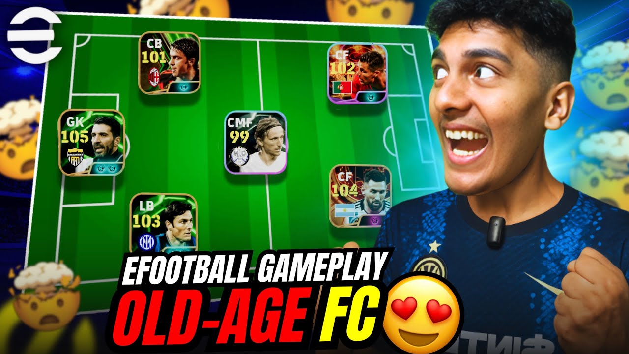 IS OLD REALLY GOLD IN EFOOTBALL?🤯 | MADE A FULL TEAM OF OLD PLAYERS🫠 ...