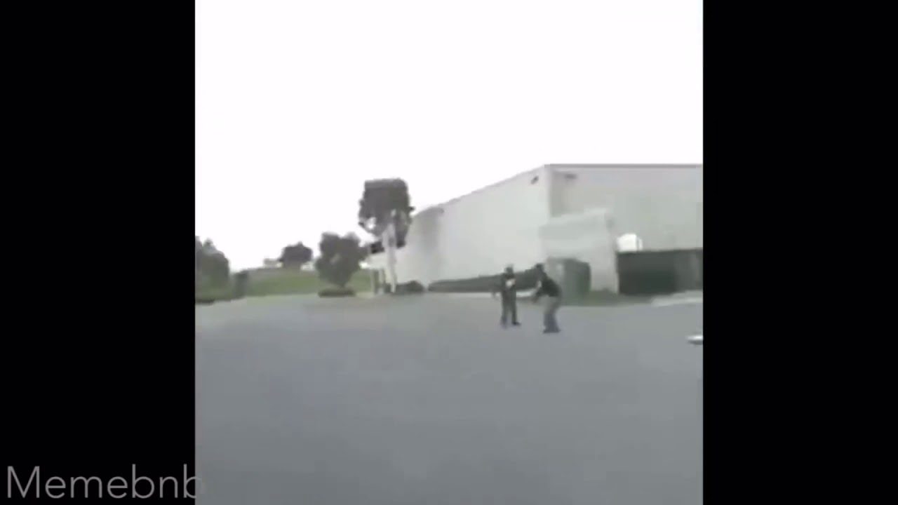 Car drives off ledge - YouTube