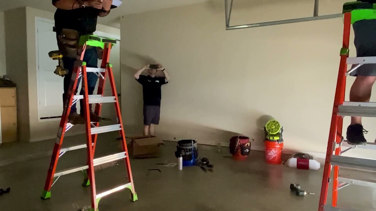 LIftMaster 87802 Opener Install - YouTube