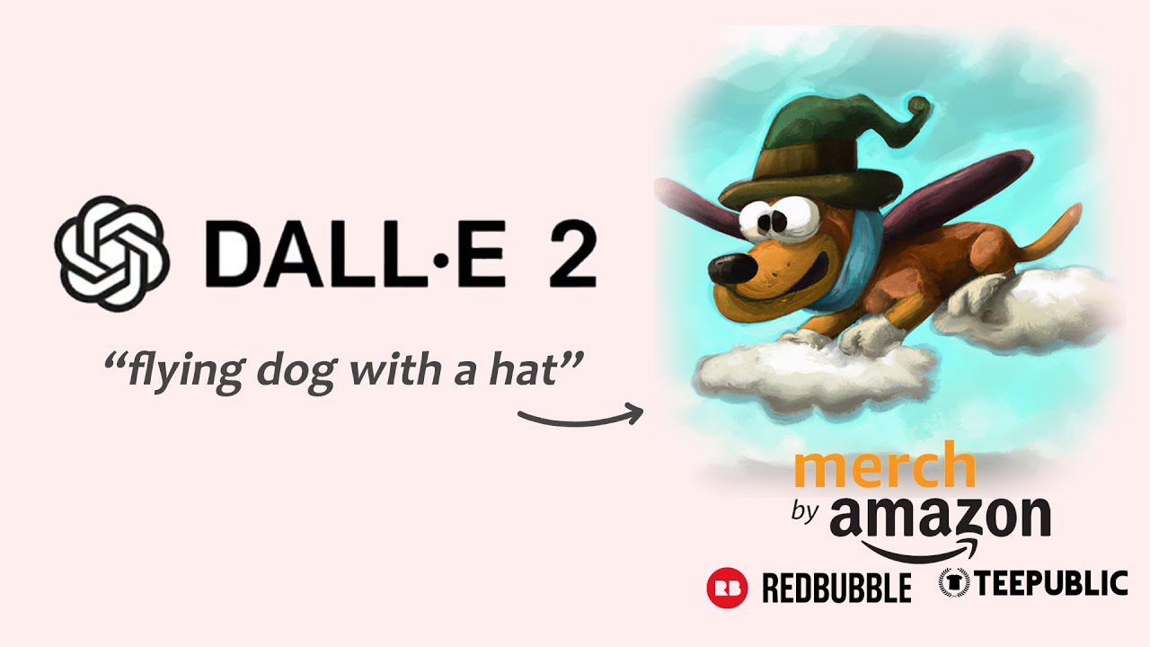 Create Free Images Generated by AI - DALL-E 2 (Print on Demand Game ...