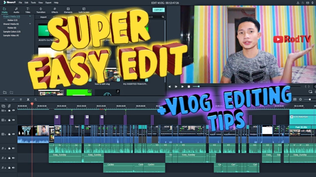 How to Edit your VLOGS? Easy Tutorial (Philippines) - YouTube
