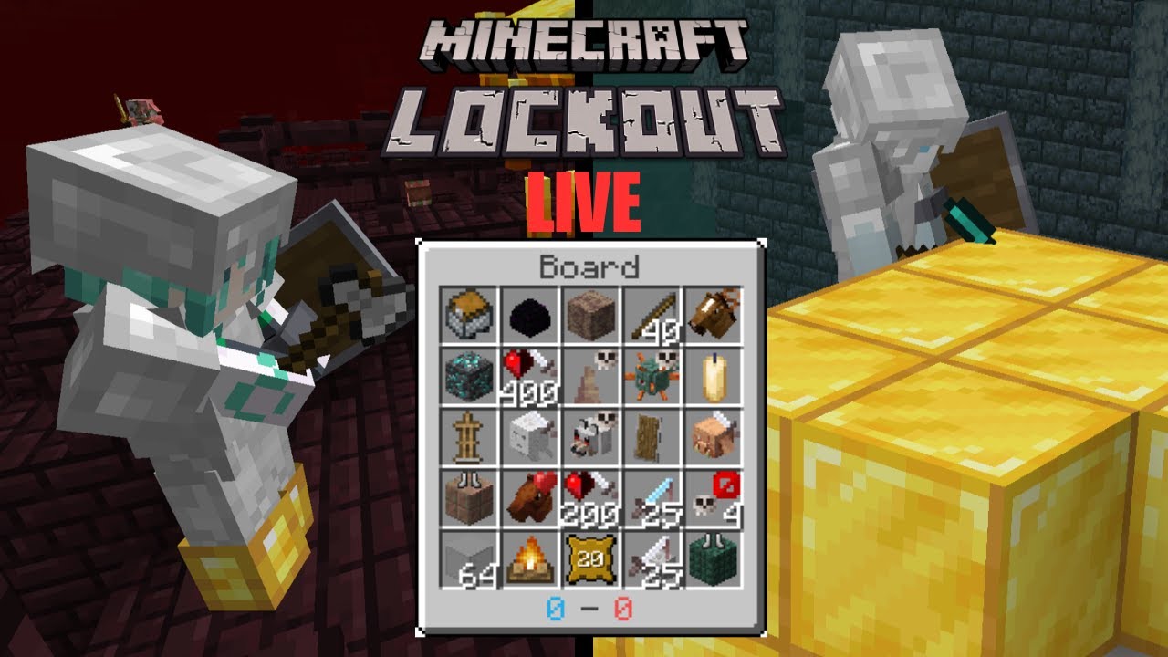Intense Minecraft Lockout Against My Sweaty Friend @LittenGameMC - YouTube