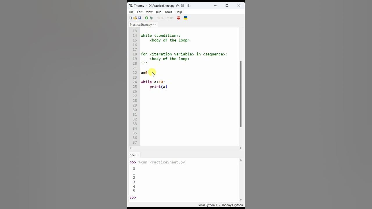 74 Loops While And For In Python Part 2 Python Tutorial Praveen Kumar Youtube 2346