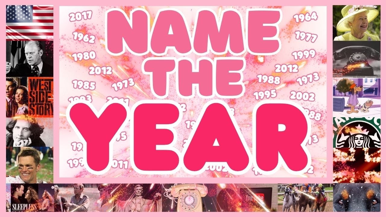 NAME THE YEAR Quiz No15 - Watch 6 Memorable videos in 59 seconds & Name ...