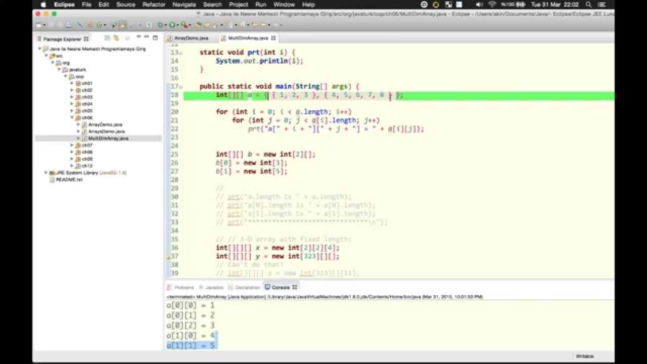Java ile Nesne Merkezli Programlamaya Giriş - 6. oturum - YouTube