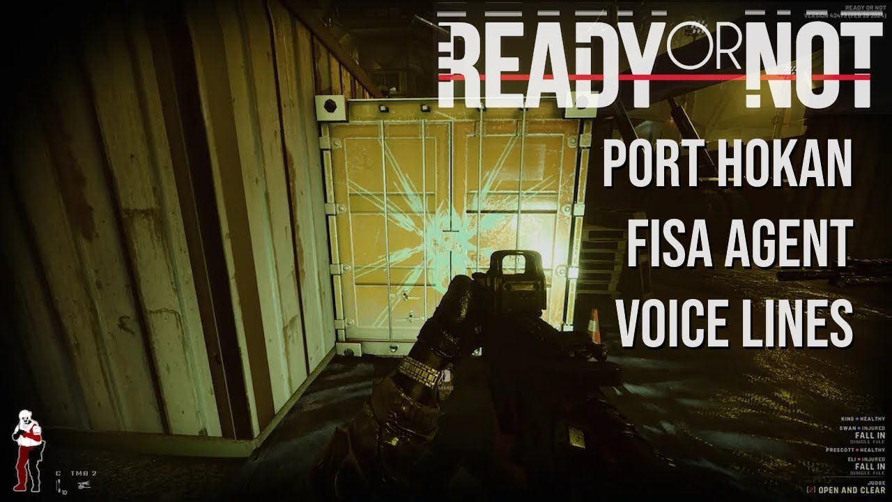 Ready or Not - Port Hokan FISA Agent Voice Lines - YouTube