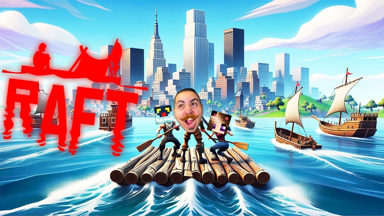 RAGGIUNGO LA CITTÀ GALLEGGIANTE SU RAFT CON I MIEI AMICI!! - YouTube