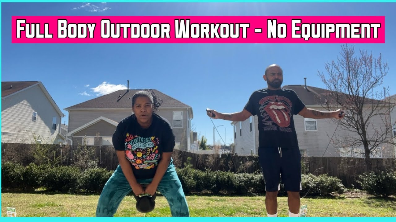 Full Body Outdoor Workout | No Equipment | How to | Fitness at Home ...