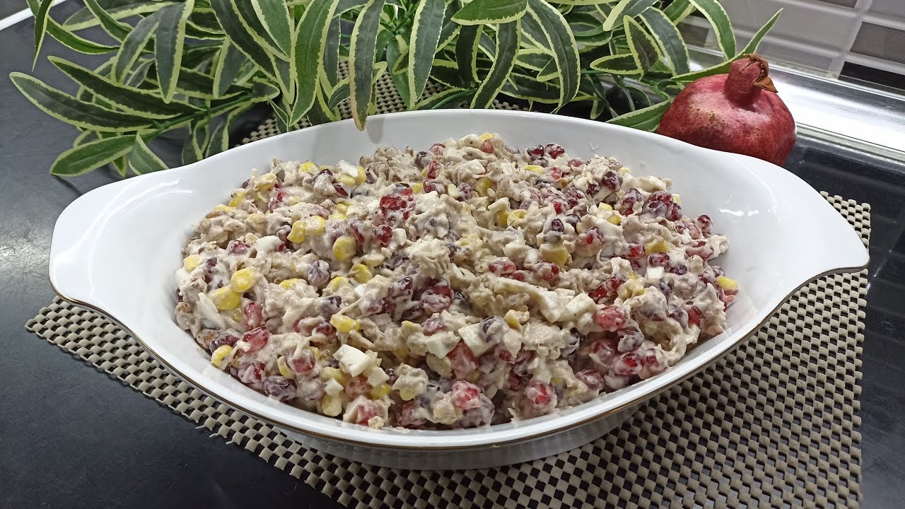 Nar salatı #food #reseptlər #leziz #recipe #cooking #asanreseptlər # ...