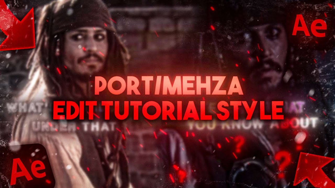 How To Make a PORT/MEHZA Edit on After Effects | full breakdown ...