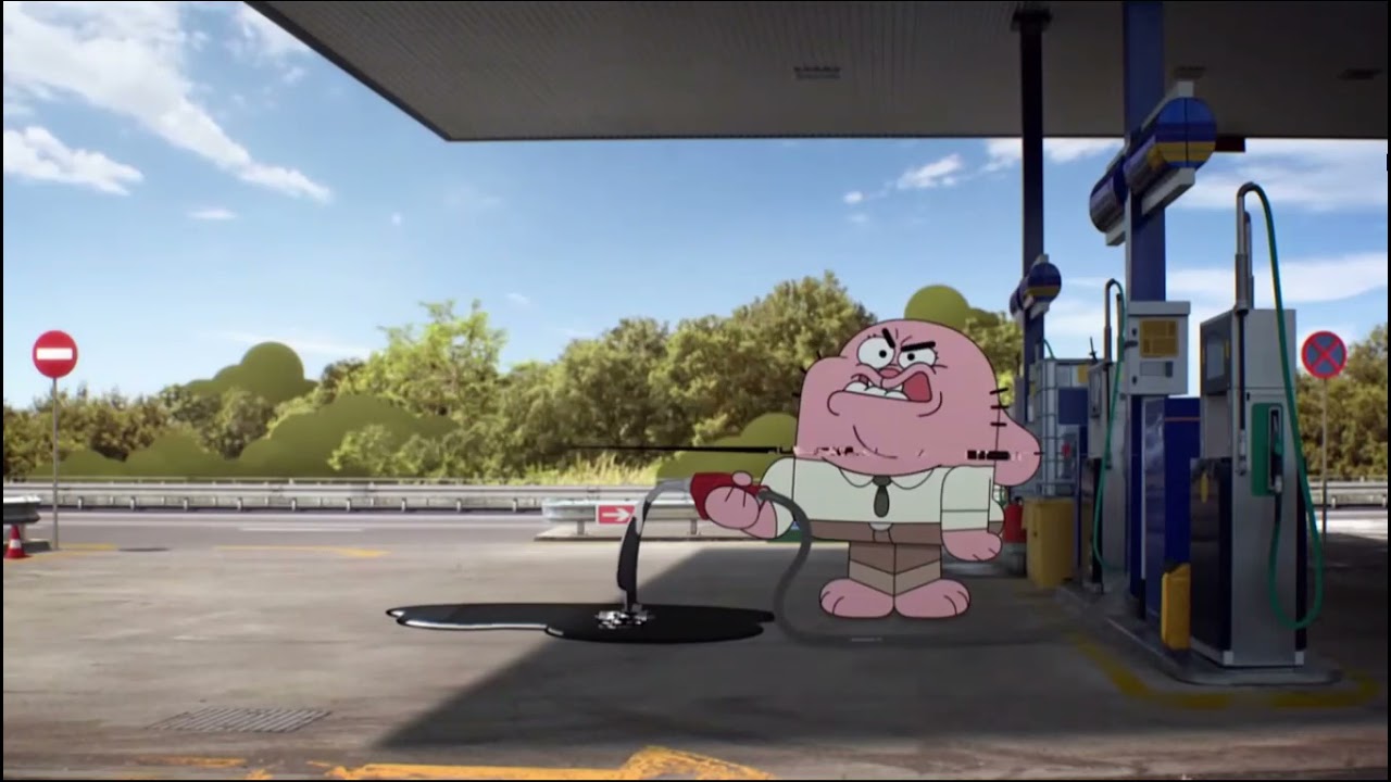 Cartoon Network Gas Station