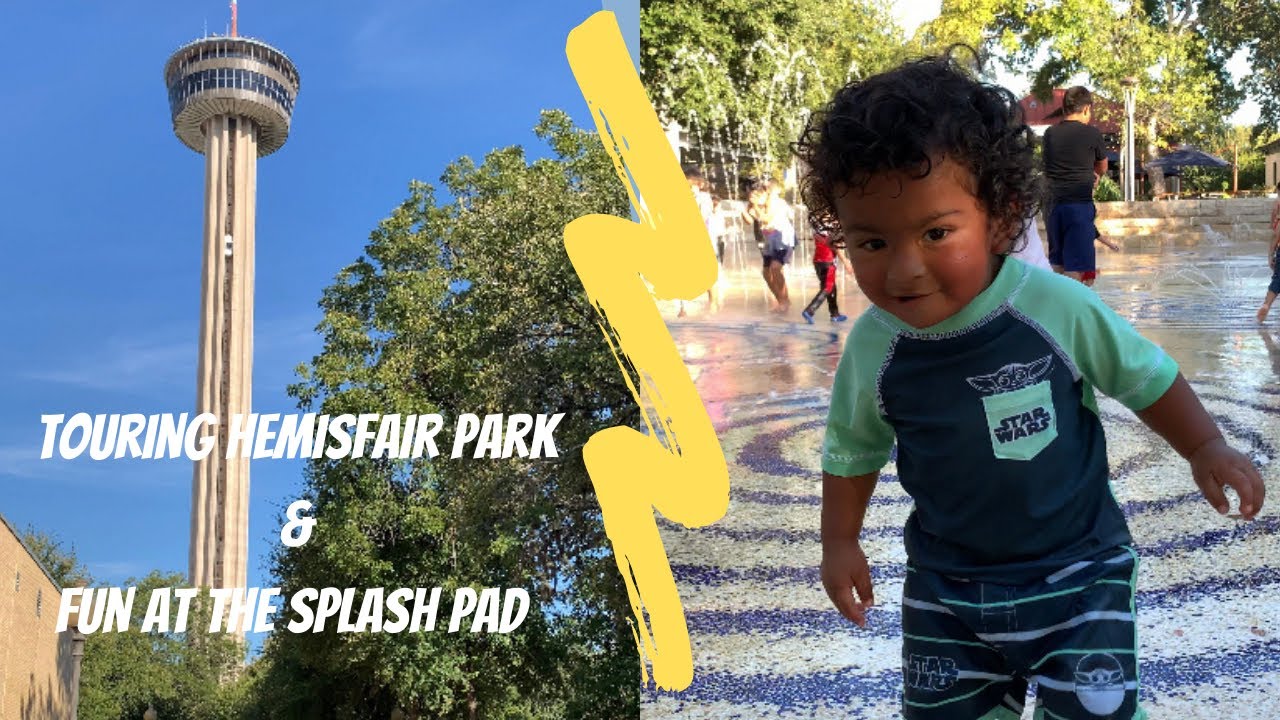 Hemisfair Park and Splash Pad | San Antonio, Texas - YouTube