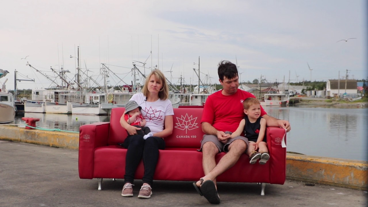 Red Couch Tour - West Pubnico, NS/NE - Kevin, Lisa, Kayden, Nathan ...