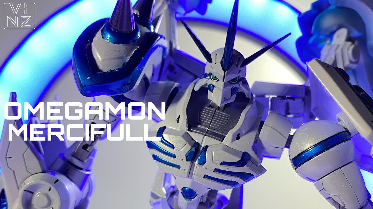 CUSTOM BUILD DIGIMON | 1/100 OMEGAMON MERCIFUL - YouTube