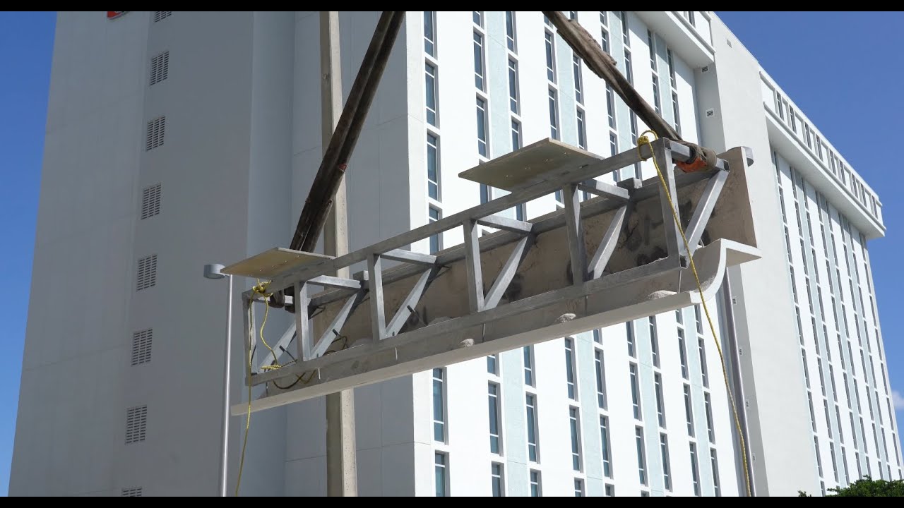 GFRC Installation In Miami - Premier Stoneworks - YouTube