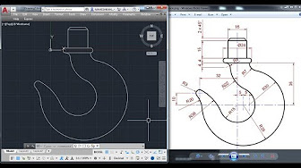AutoCAD 2D Exercises Tutorials - YouTube