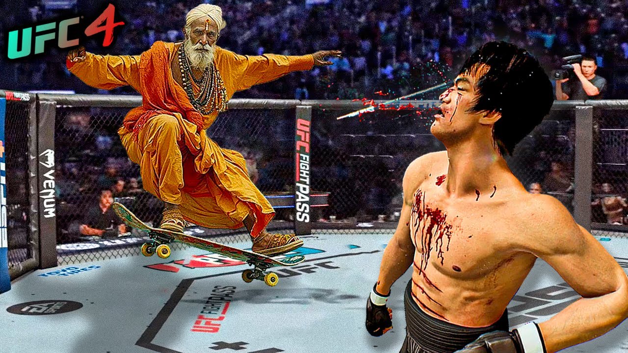 Bruce Lee vs. Skater Indian Monk (EA sports UFC 4) - YouTube