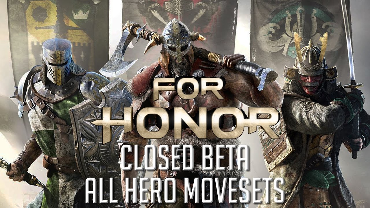 (PC) For Honor: BETA HERO MOVESET TUTORIALS - YouTube