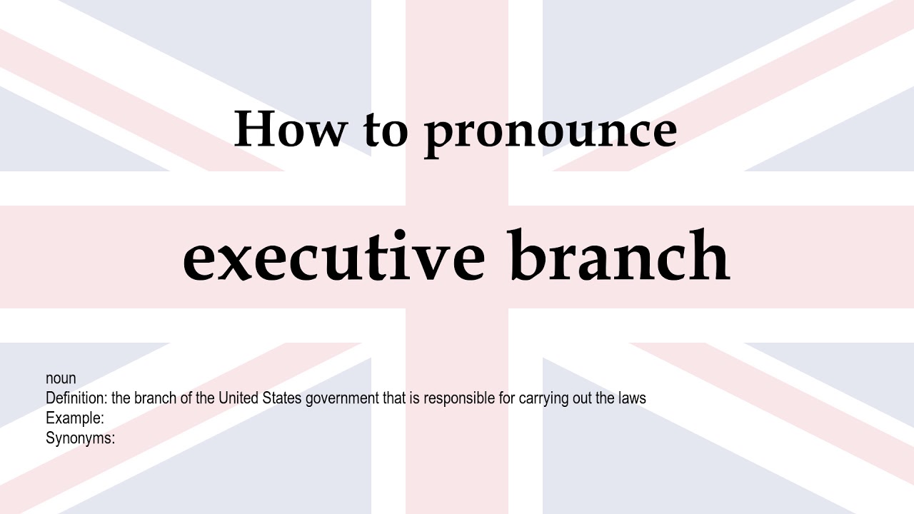 Executive Branch Definition