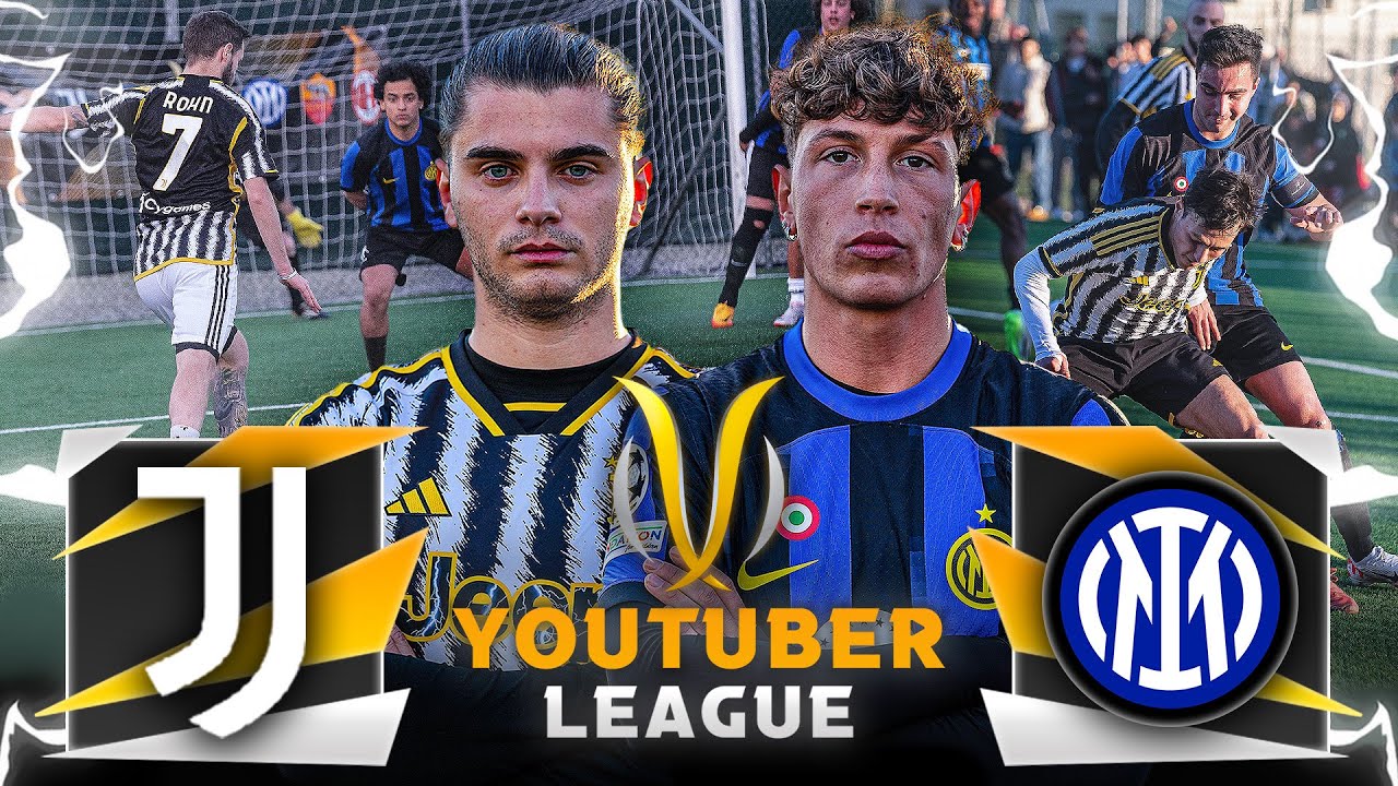 JUVENTUS - INTER ⚽️🏆 YOUTUBER LEAGUE | 23/24 - YouTube