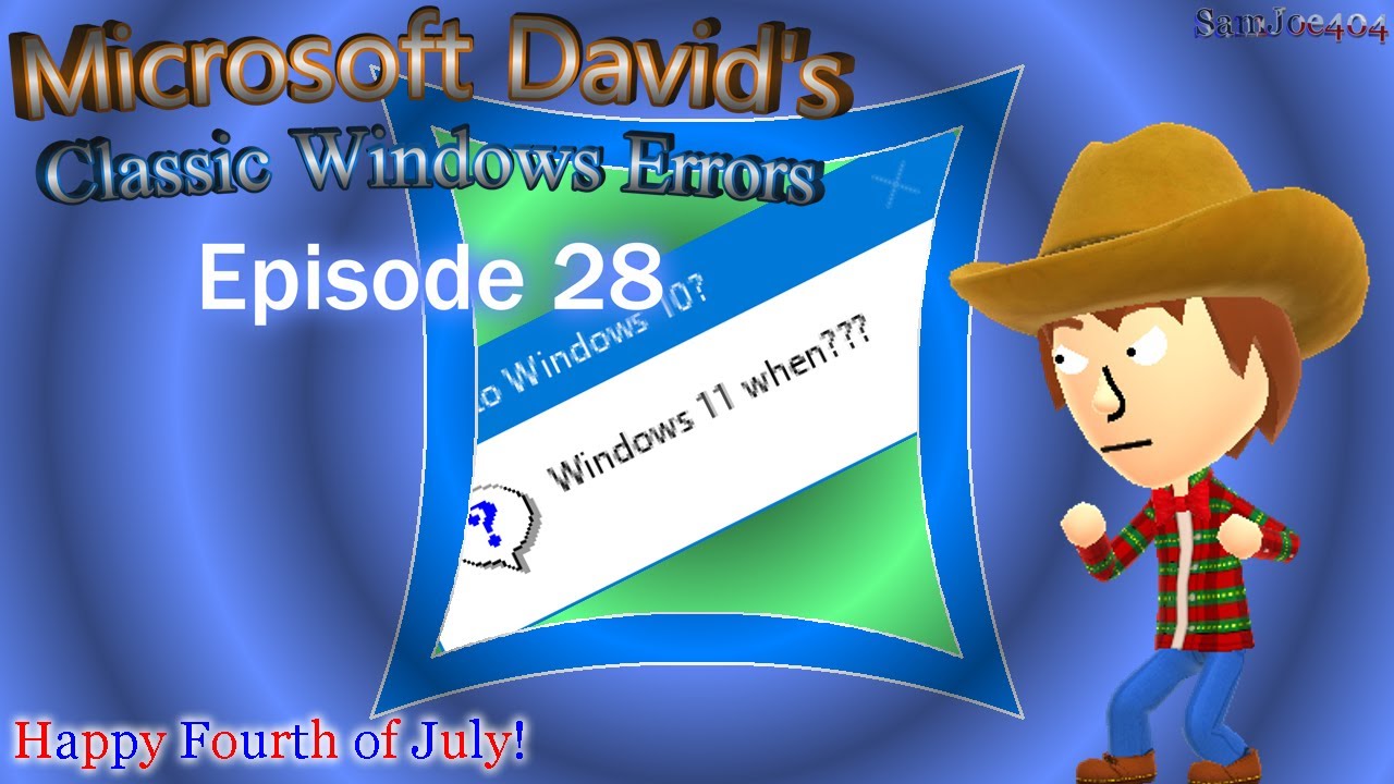 Microsoft David's Classic Windows Errors (Ep. 28): Windows 10 errors ...