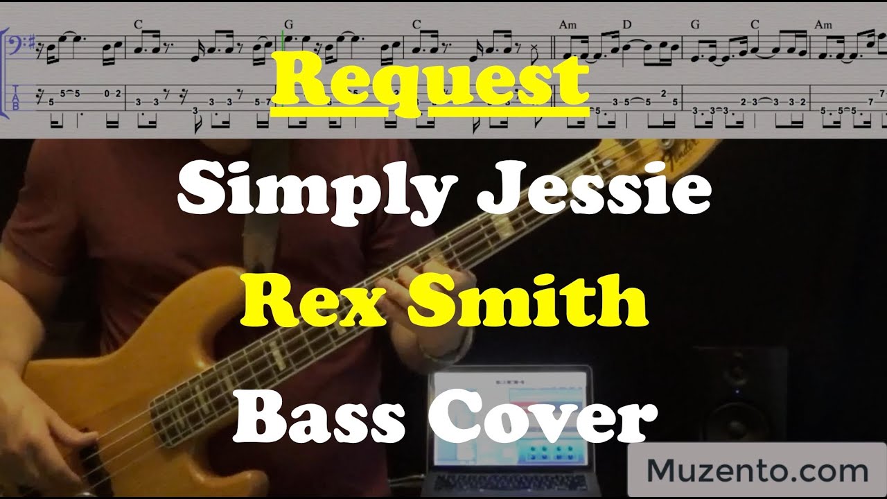 Simply Jessie - Rex Smith - Bass Cover - Request - YouTube