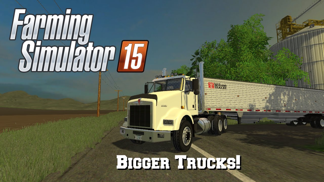 Farming Simulator 15: Mod Spotlight #79: Bigger Trucks! - YouTube