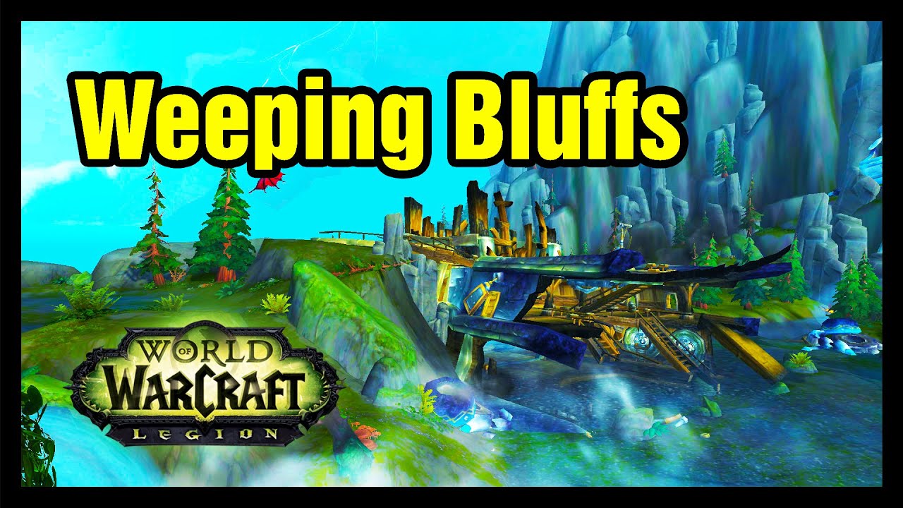 Weeping Bluffs Explore Stormheim WoW - YouTube