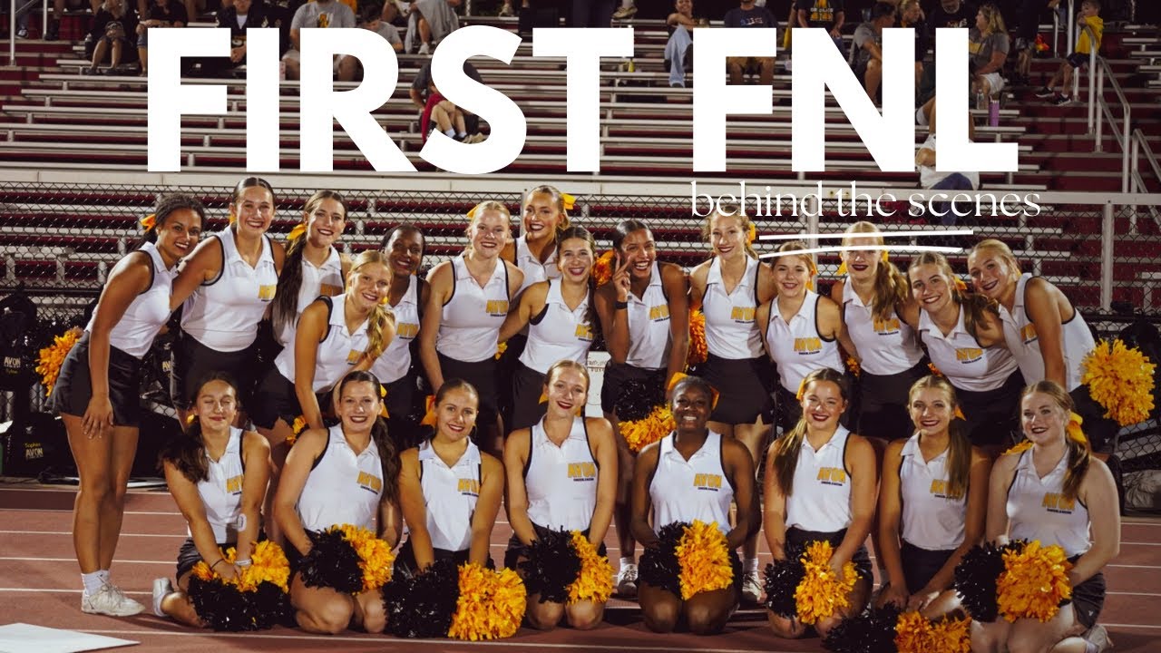 FIRST FNL w/ Avon Cheer | vs Lafayette Jeff - YouTube