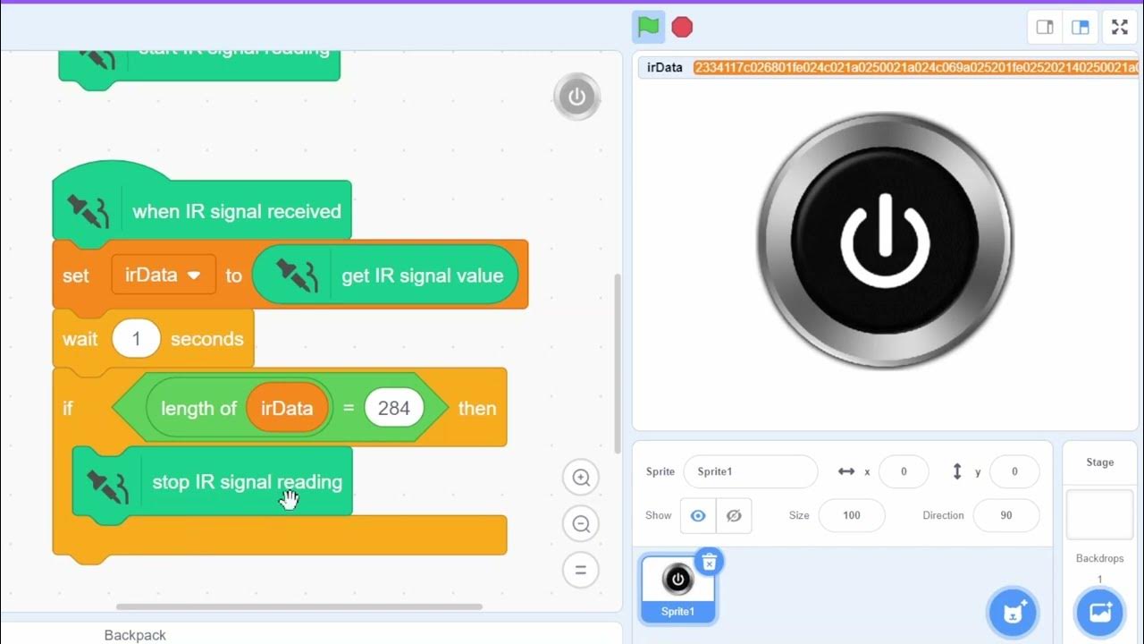 Sensor Kit: Sending and Receiving IR Remote Commands in CodeSkool Scratch. Easiest Home ...