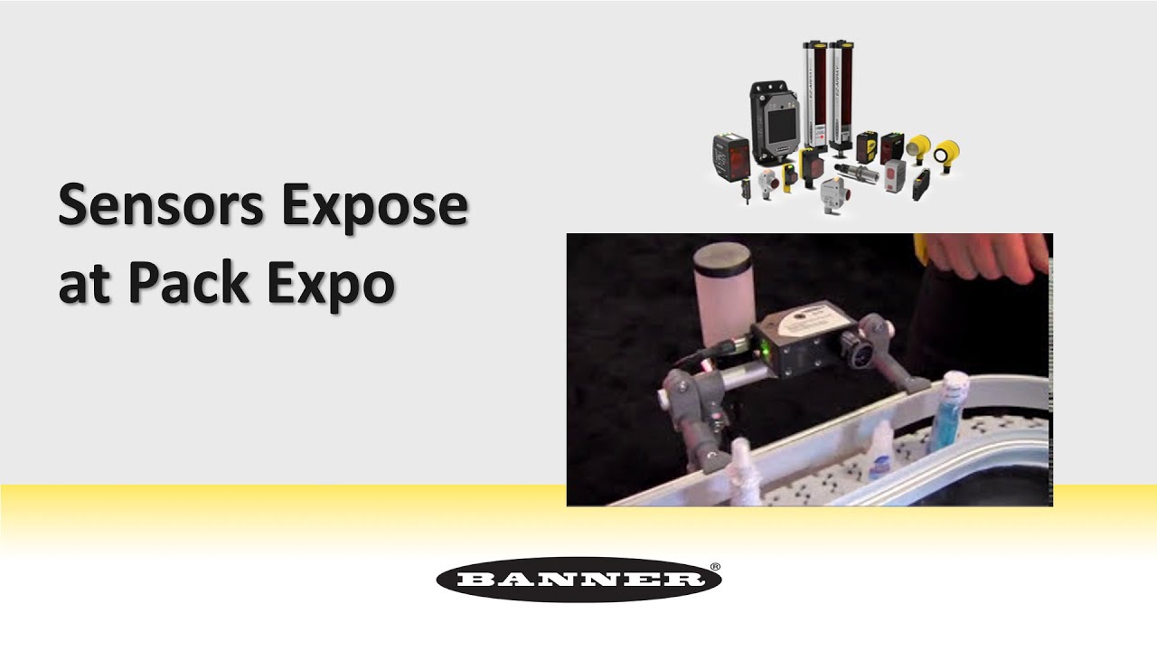Banner Engineering Sensors Exposé at Pack Expo - YouTube