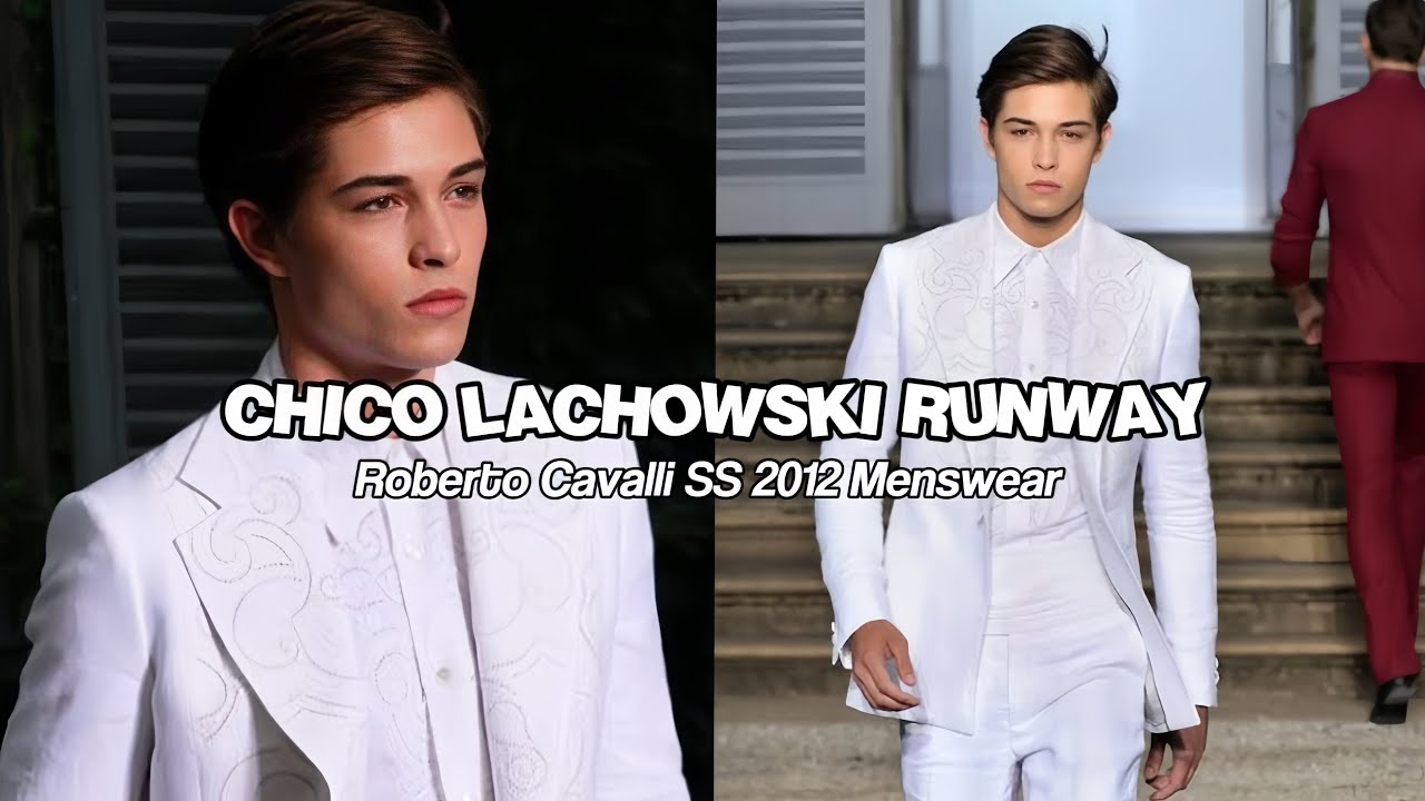 Chico Lachowski Roberto Cavalli SS 2012 Menswear Runway - YouTube