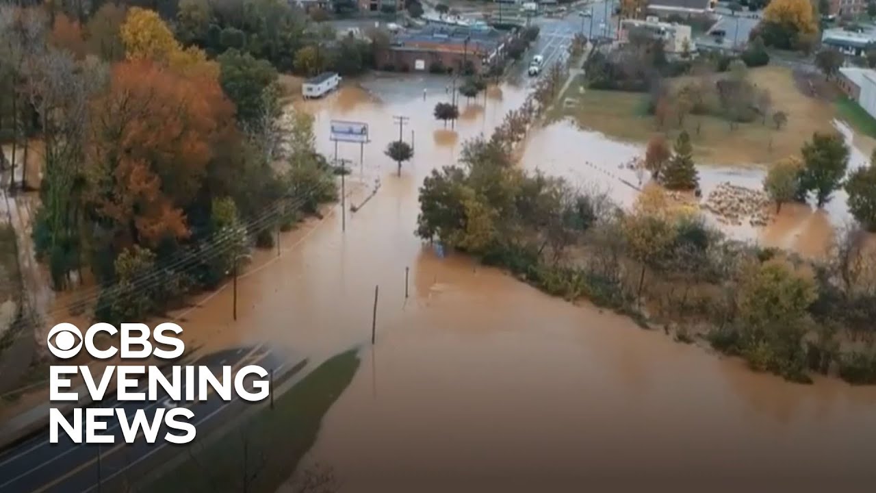 Eta moves north after slamming the South with deadly flooding - YouTube