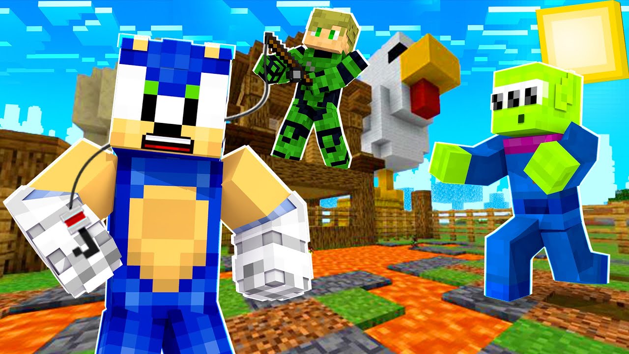 Minecraft - Sonic Survival Adventures - Chicken Snatchers Minigame! [14 ...