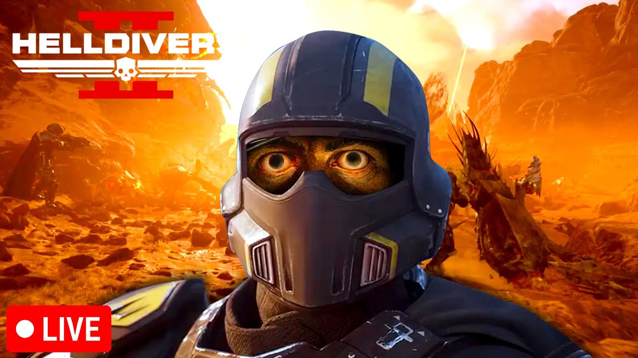 🔴LIVE - PLAYING HELLDIVERS 2 ON HELLDIVE MODE UNTIL WE LIBERATE A PLANET - YouTube