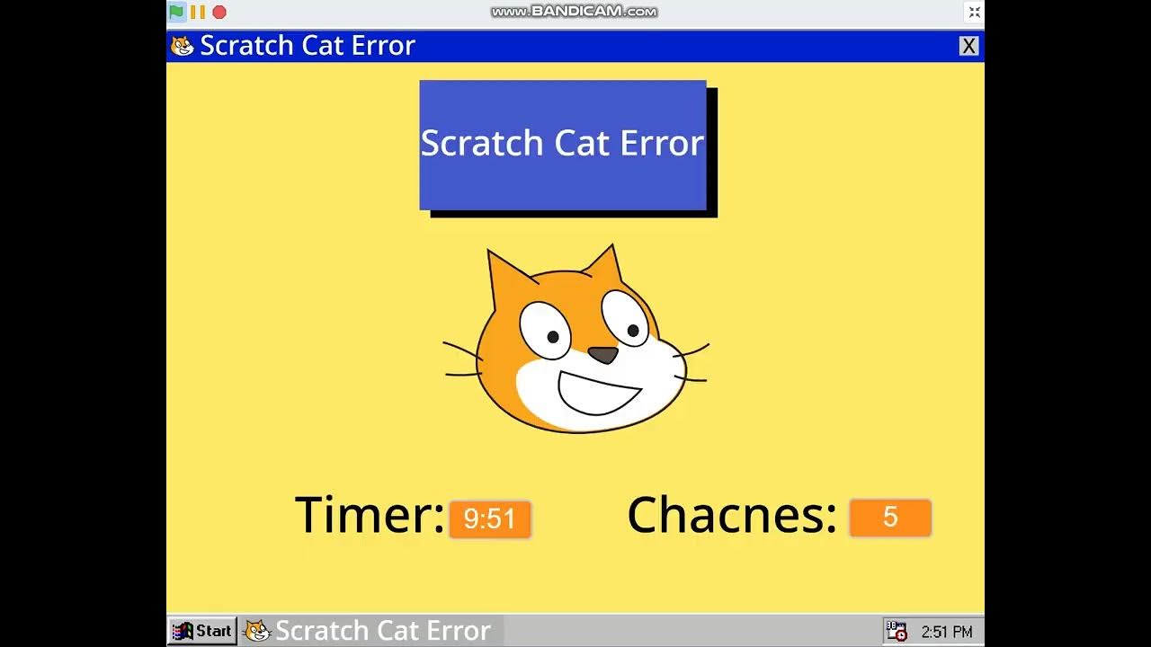 Scratch Cat Error Version 2.0 - YouTube