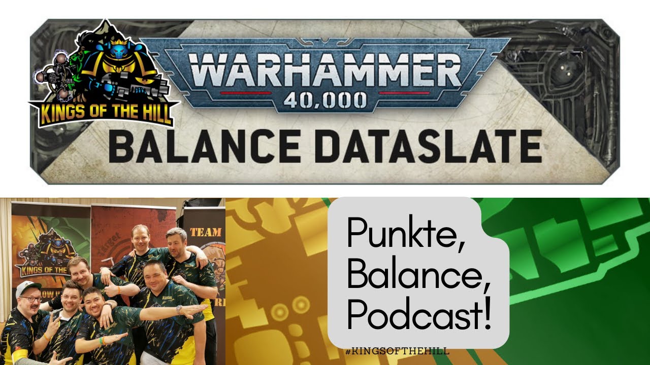 10. EDITION GERETTET! Balance Data Slate 40k September 2023 - Neue ...