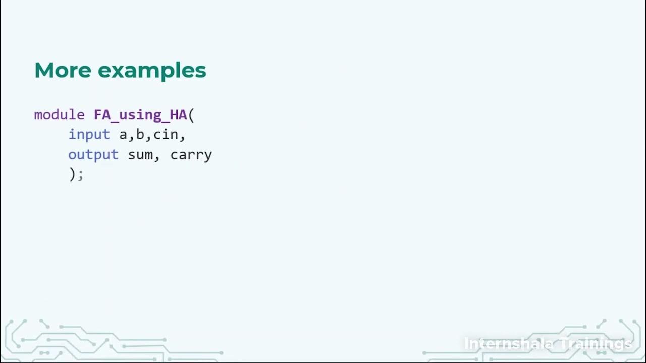 VLSI Design 202: coding styles in Verilog - YouTube