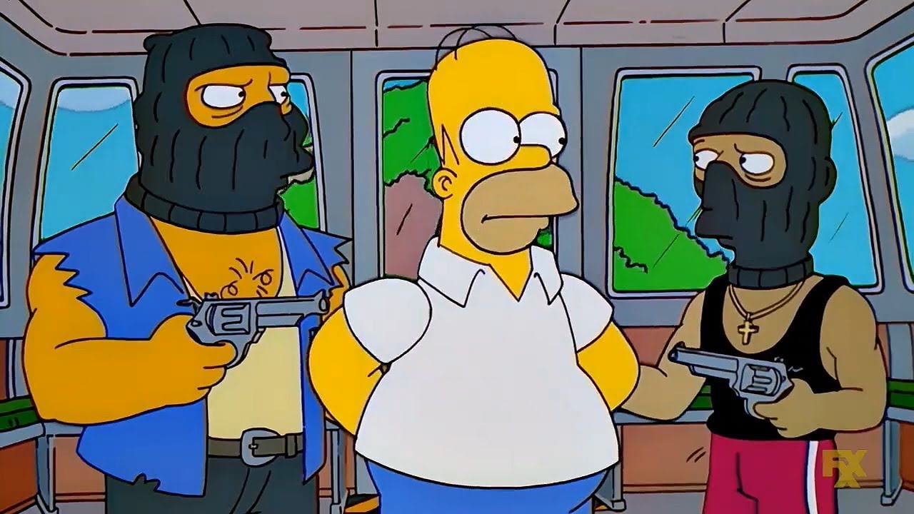 Story of how Homer was captured by a trafficker [The Simpsons] - YouTube