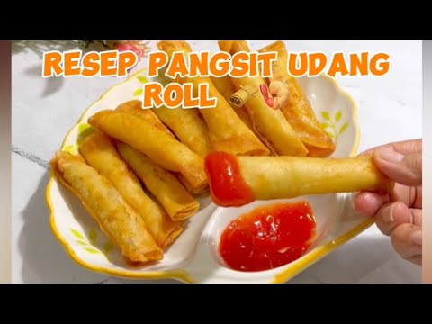 Resep pangsit udang ayam roll 🍤🫔🍗🥟 - YouTube