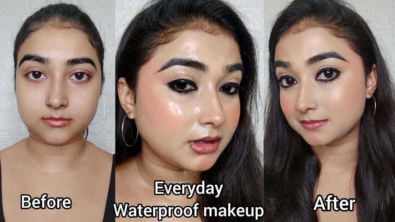 summers Everyday Waterproof Makeup look / Everyday Makeup For Beginners ...