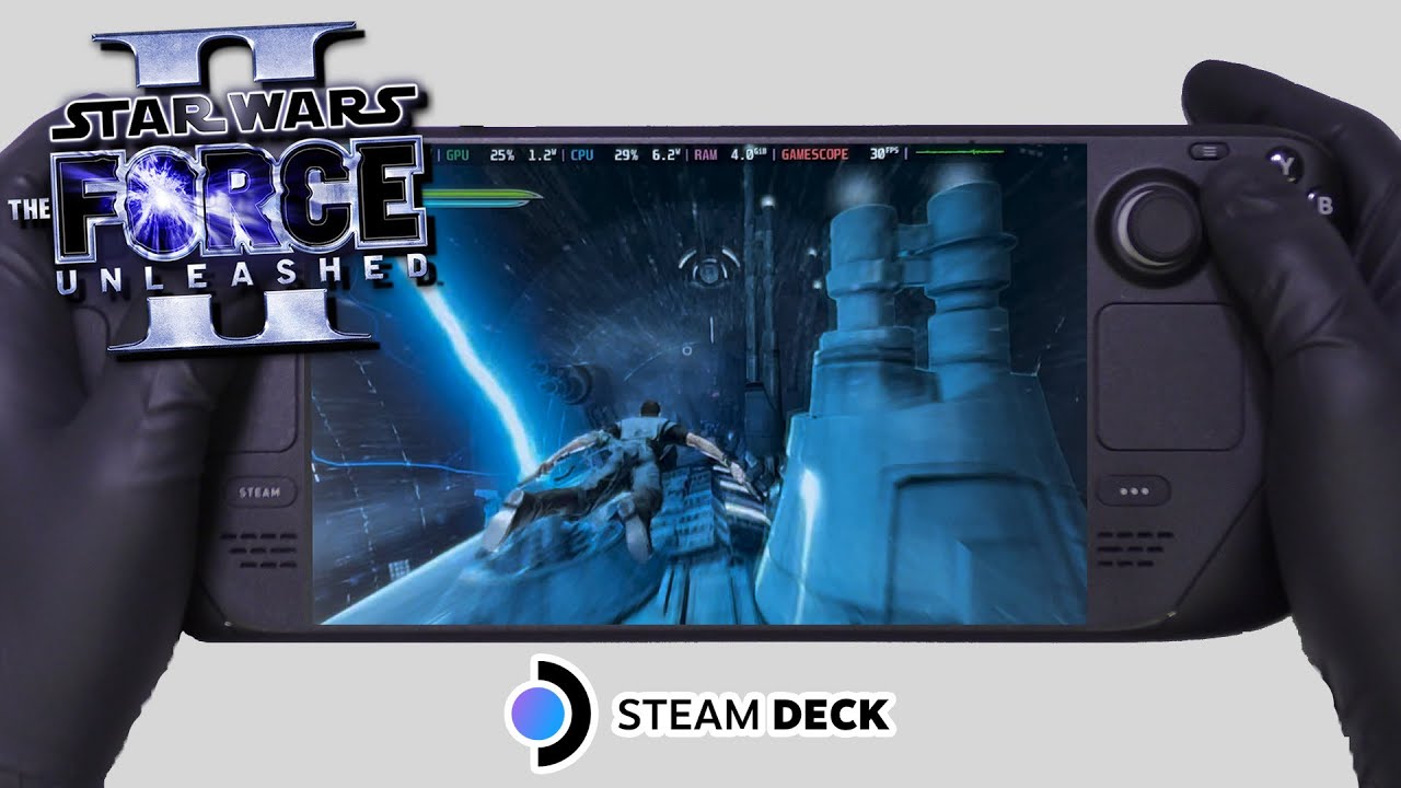 Star Wars: The Force Unleashed II | Steam Deck Gameplay | Steam OS ...