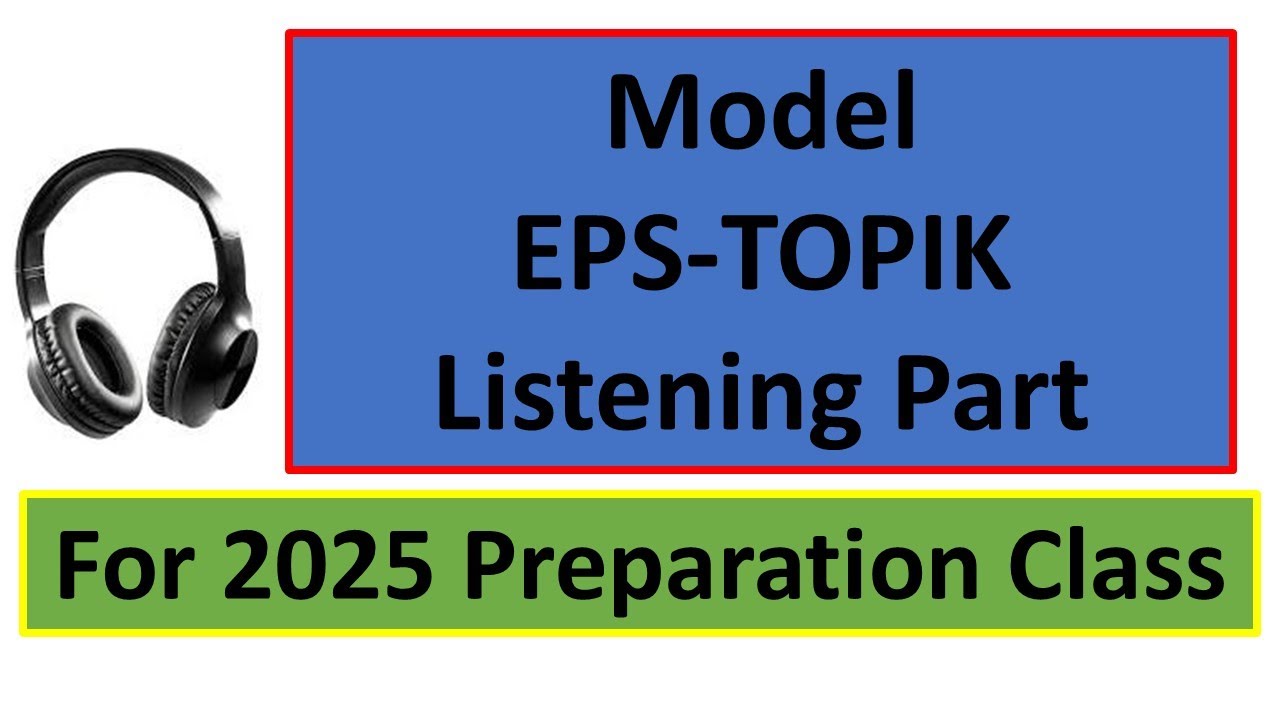 2025 EPS TOPIK Listening Questions - YouTube