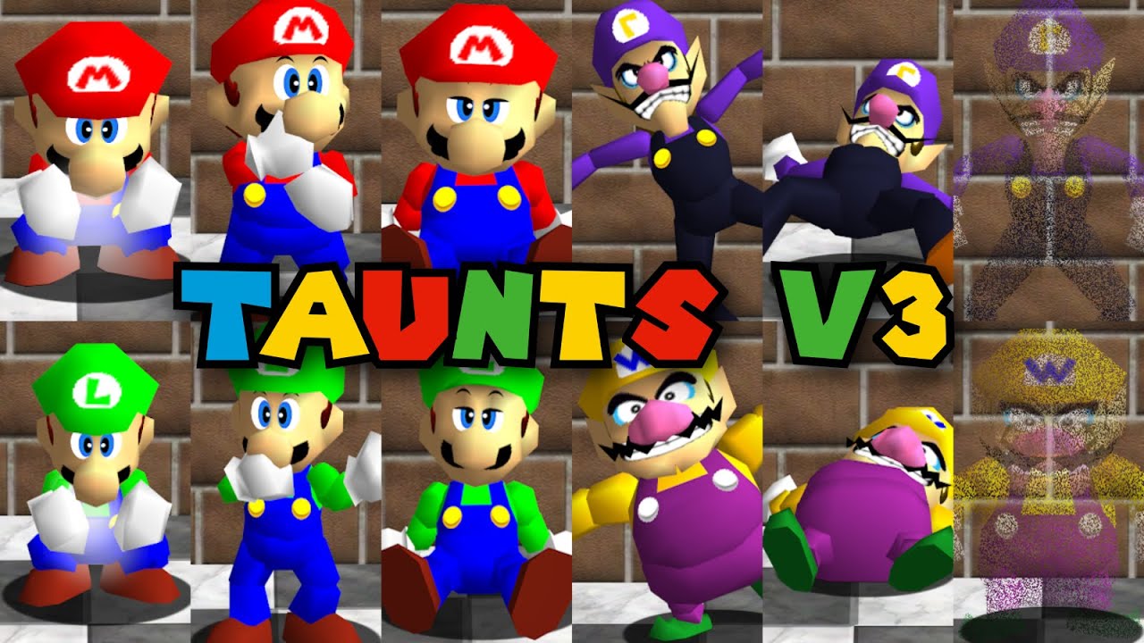 🍄 Super Mario 64 Coop DX - Taunts v3 - YouTube