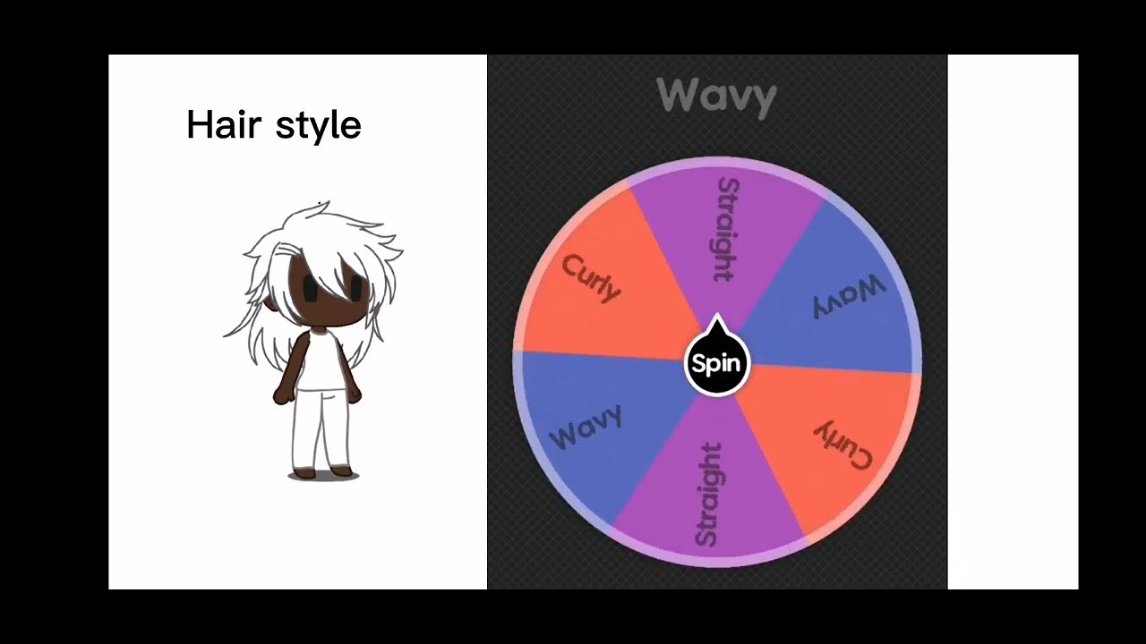 Using spin the wheel to create a character | First video |Gacha club ...