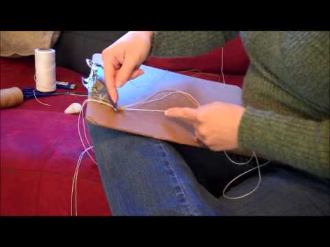 How to wrap a stone using Macrame (2nd video) - YouTube