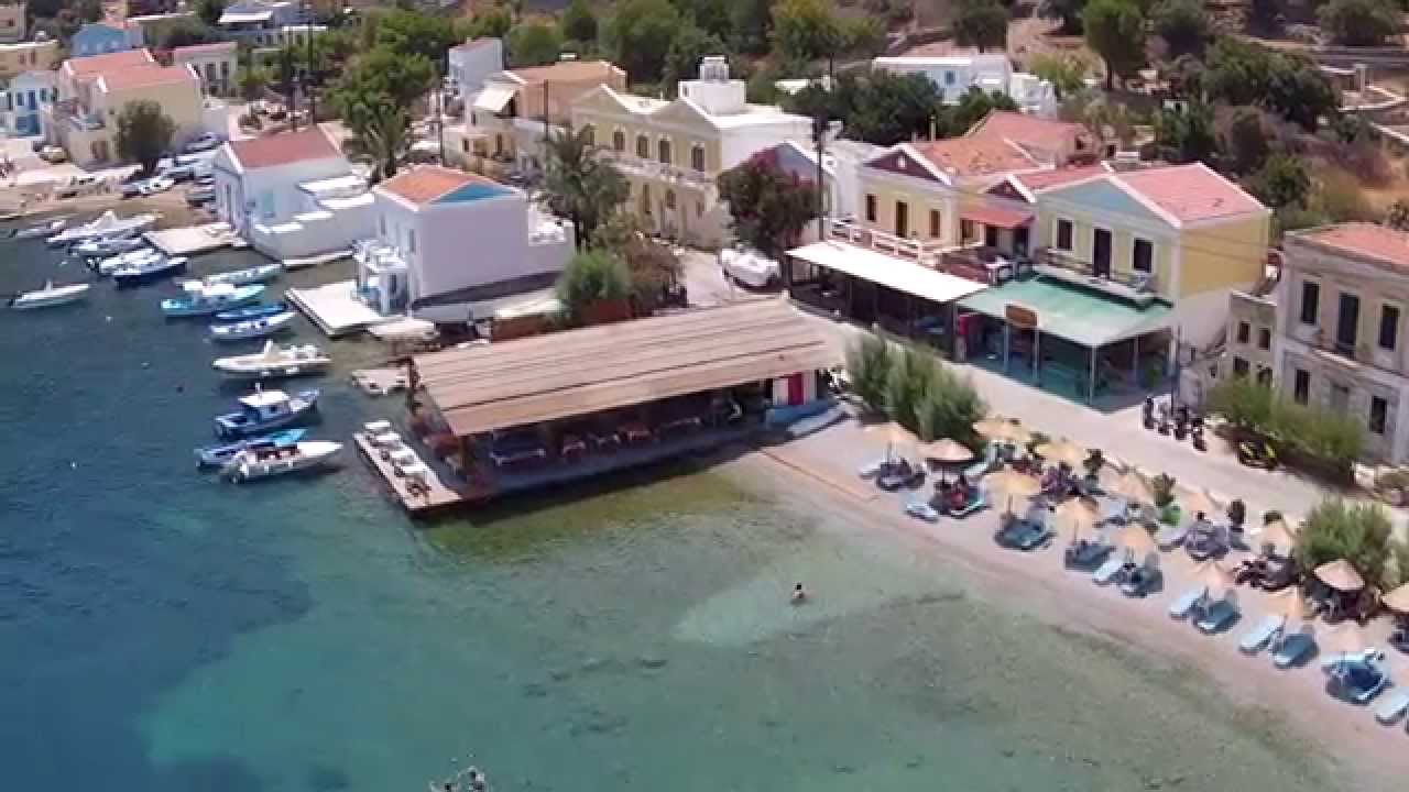Pedi bay, Symi, Greece - YouTube