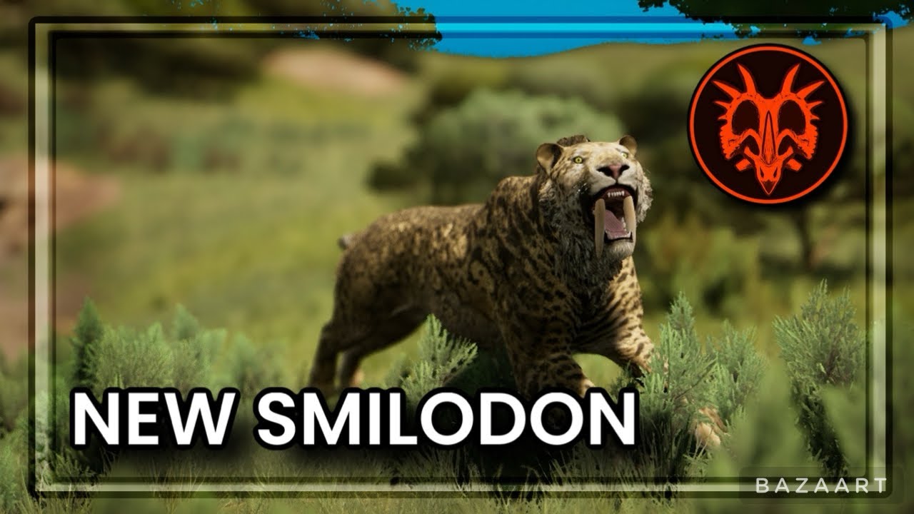 THE NEW SMILODON! | PATH OF TITANS | SHOWCASE - YouTube