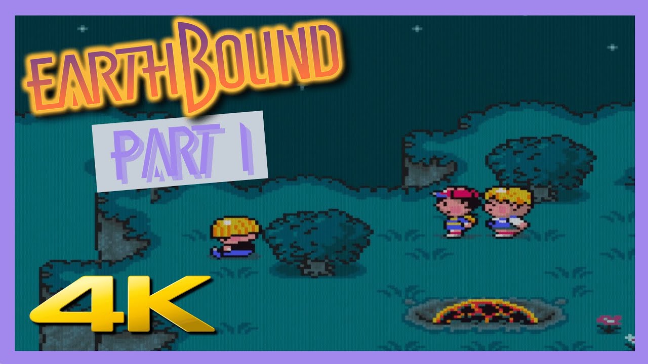 ⭐ EARTHBOUND - 1 OF 4 | 4K/60ᶠᵖˢ | SNES | #earthbound #rpg #walkthrough ...